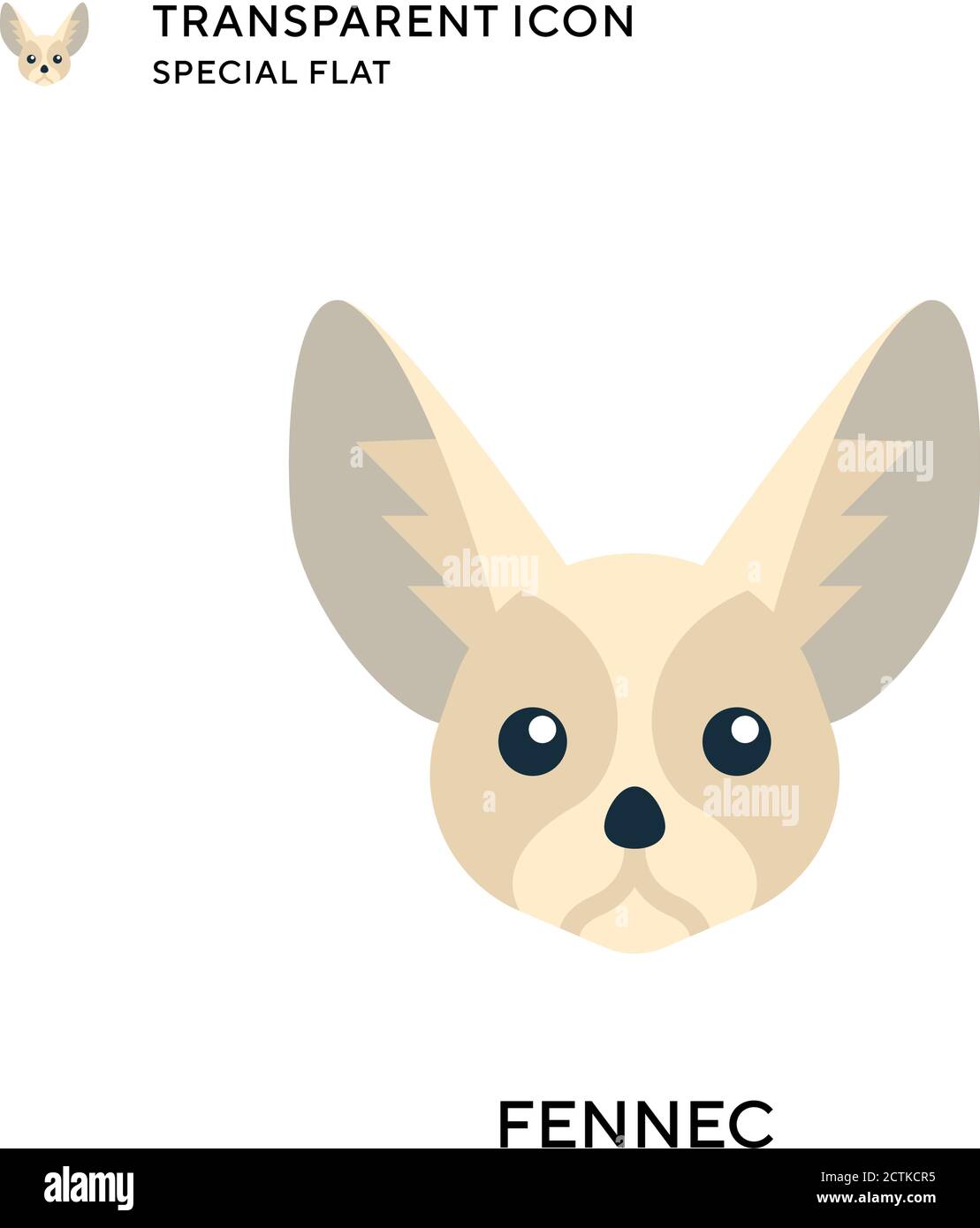 Fennec fox vector vectors Cut Out Stock Images & Pictures - Alamy