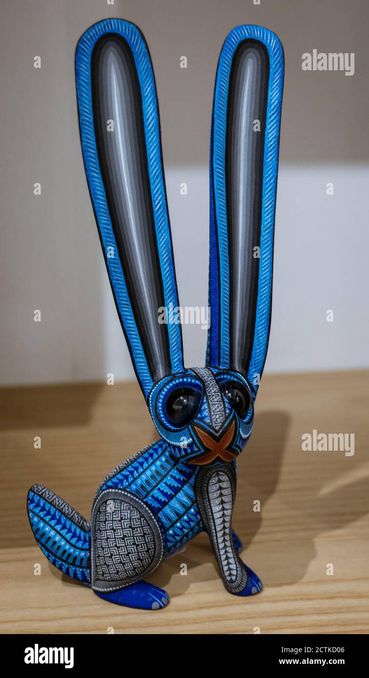 Sant Matin Ticajete, Mexico - 2019-11-26 - Elaborate Alebrije wooden ...