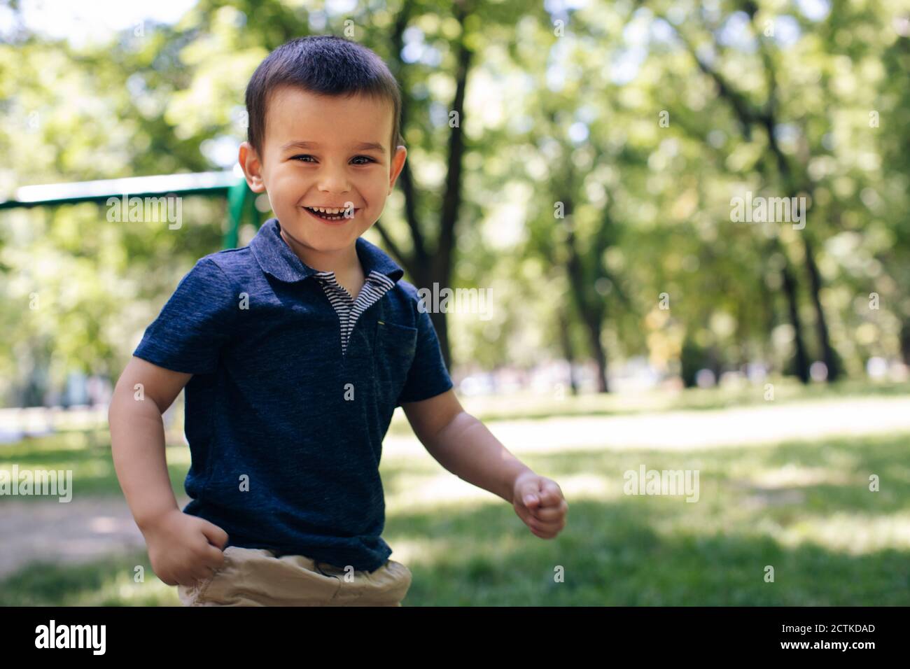 Boy playing ground hi-res stock photography and images - Alamy