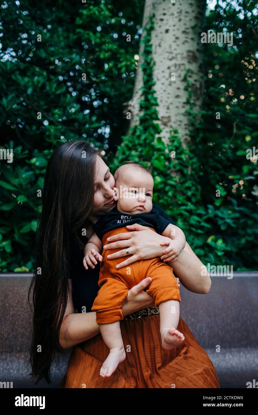 Baby bench hi-res stock photography and images - Alamy
