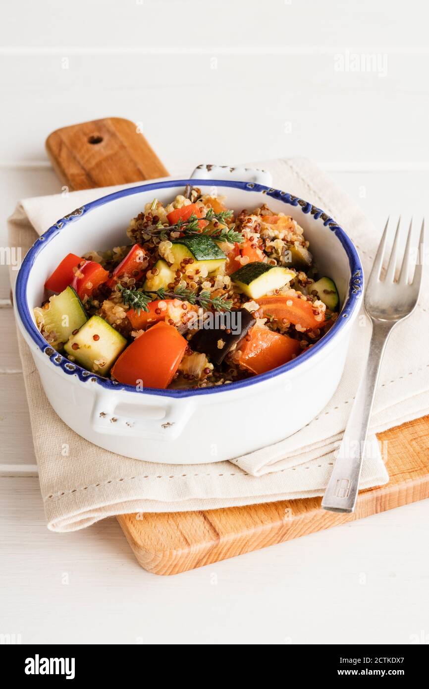 Pot of vegan Ratatouille Stock Photo - Alamy