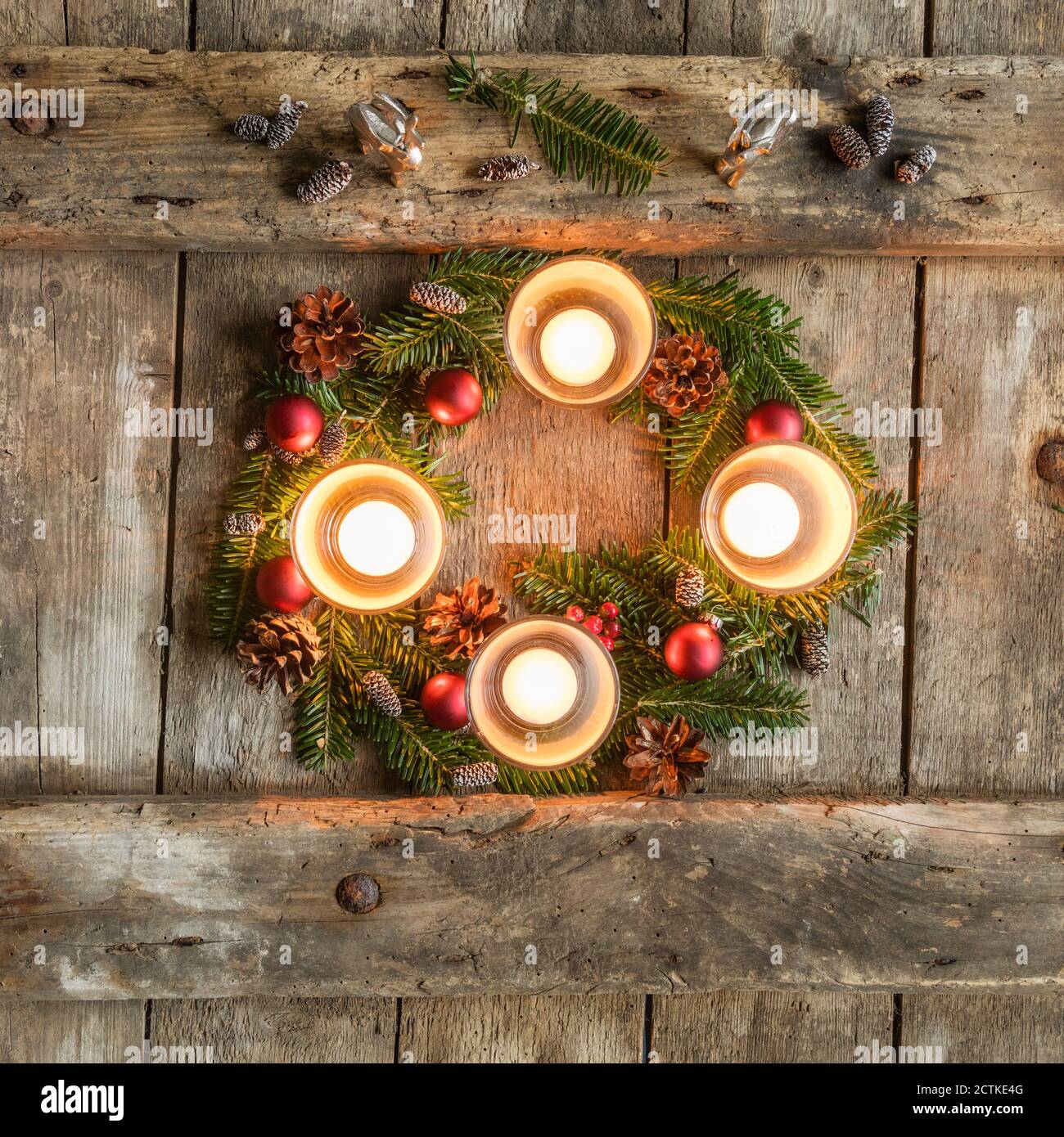 Four candles hi-res stock photography and images - Alamy