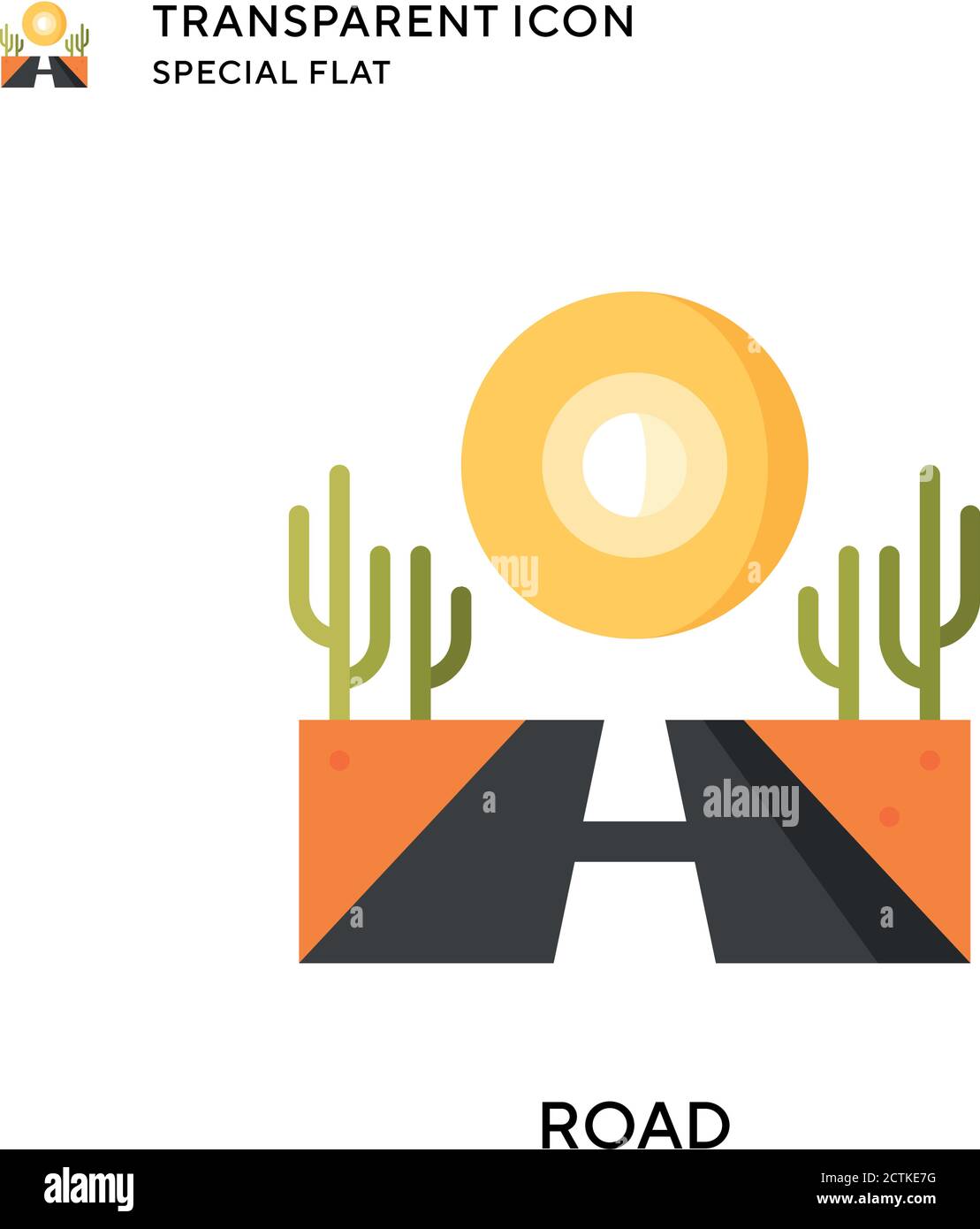 Car countryside winding road Stock Vector Images - Alamy