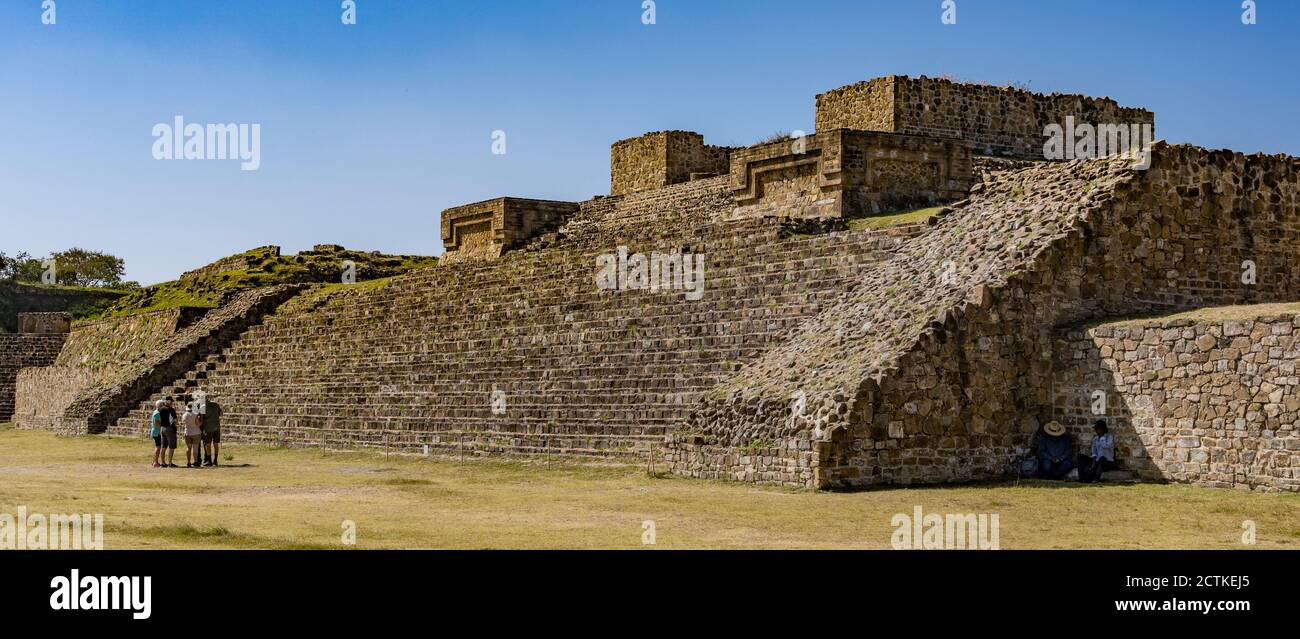 Archaeological zone of monte alban hi-res stock photography and images ...