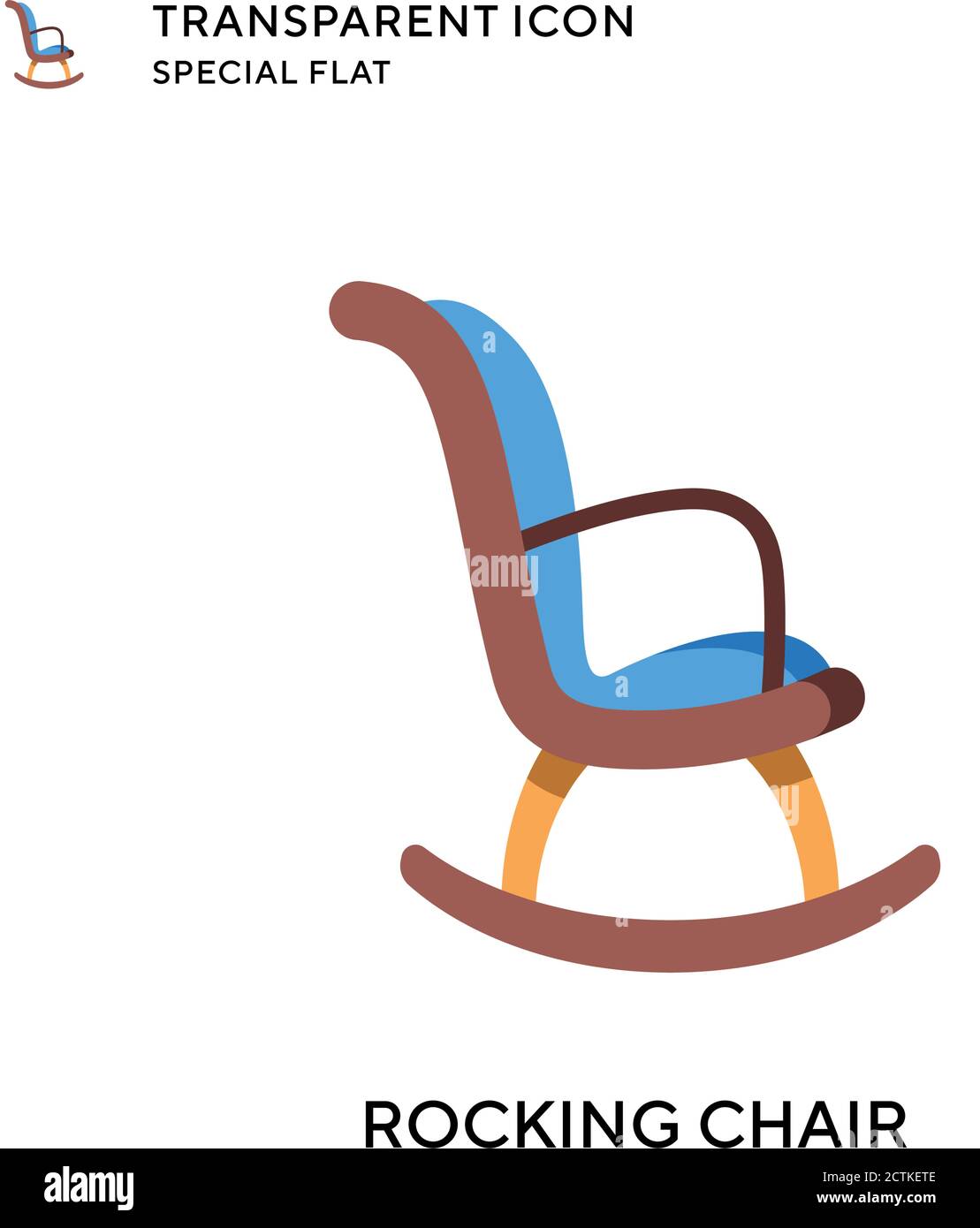 Vintage rocking chair drawing Cut Out Stock Images & Pictures - Alamy