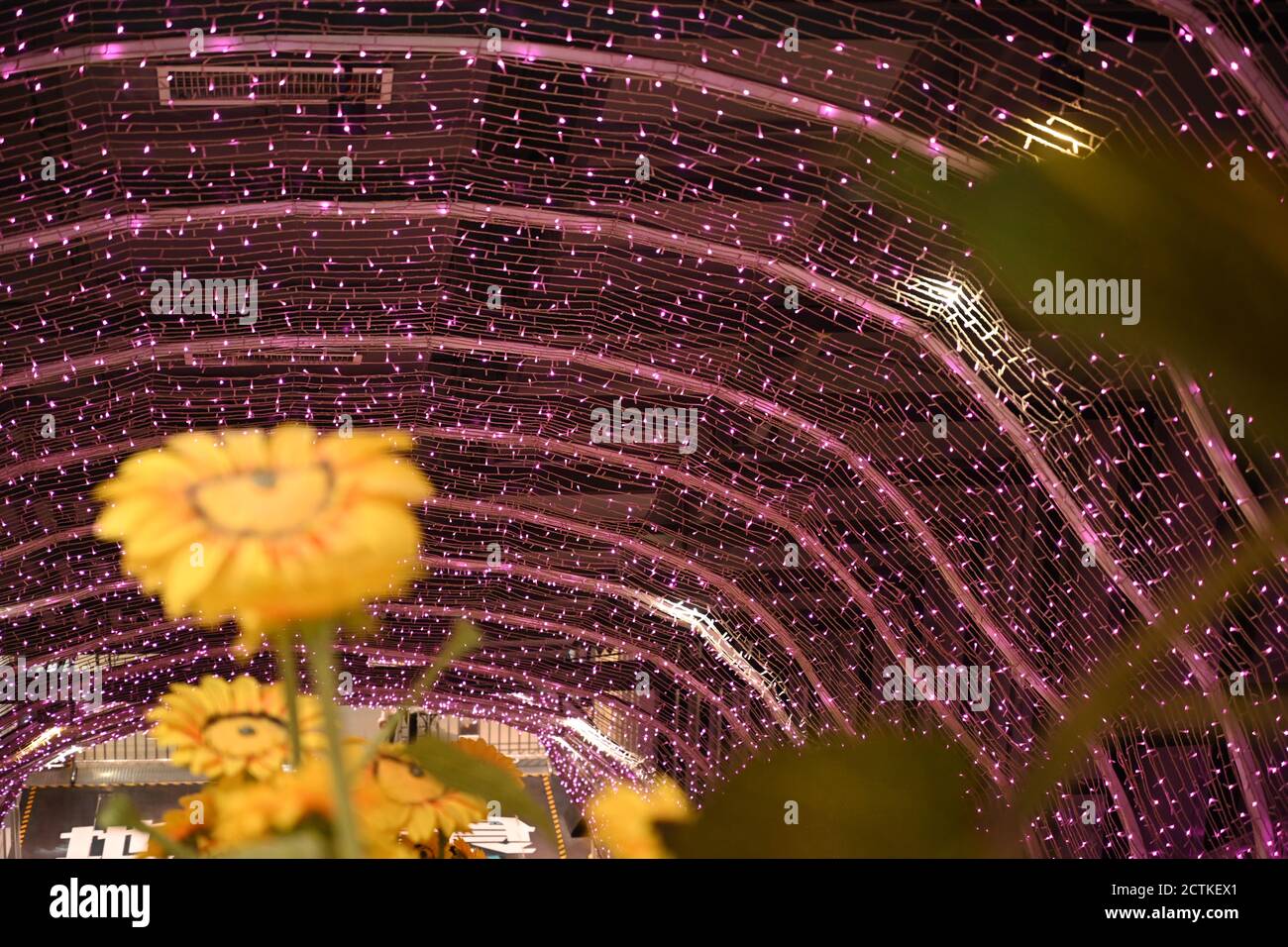 Lighted subway tunnel hi-res stock photography and images - Alamy