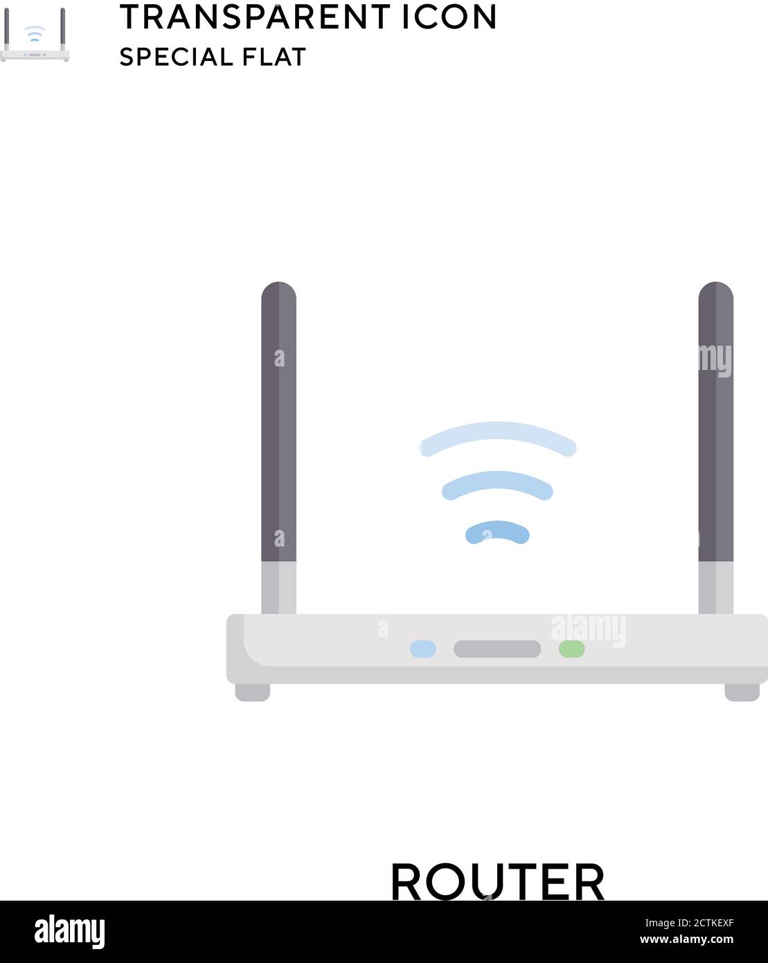 Router vector icon. Flat style illustration. EPS 10 vector Stock Vector ...