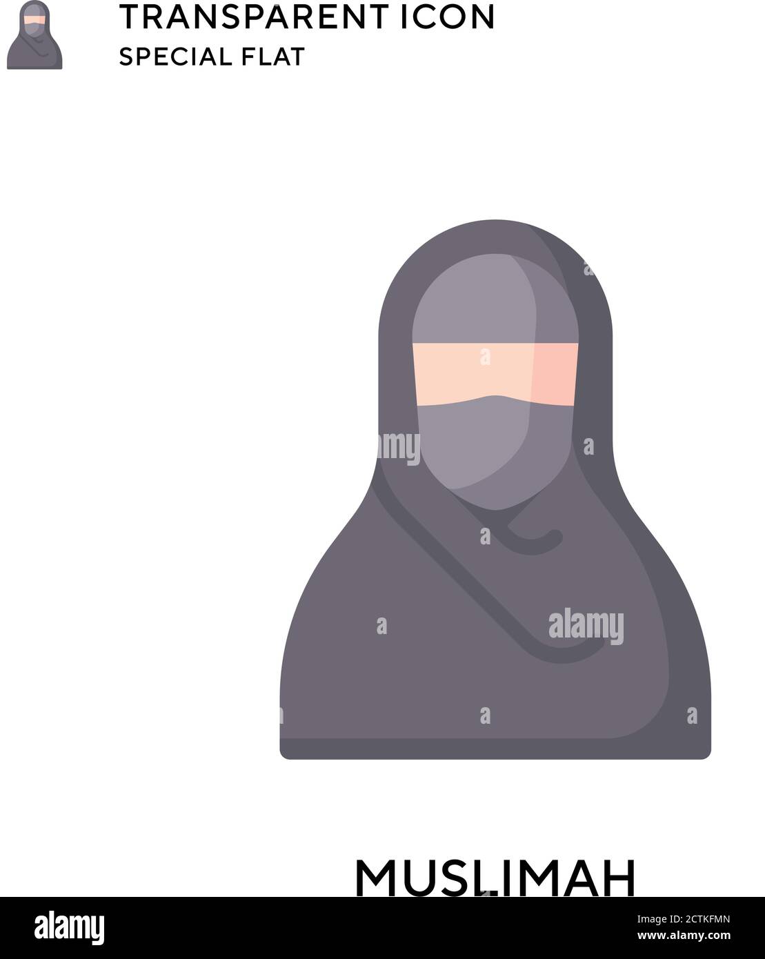 Muslimah cartoon hi-res stock photography and images - Alamy