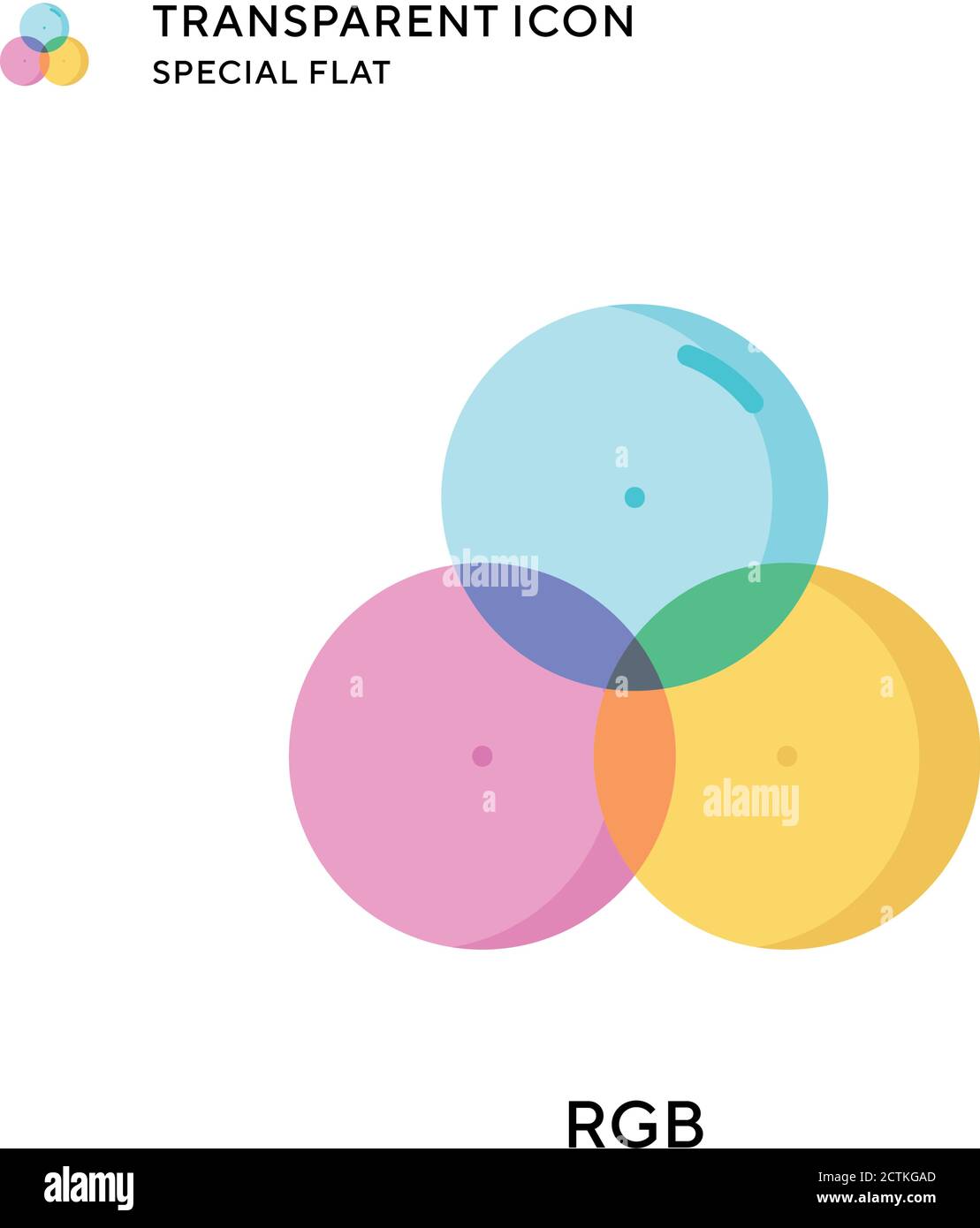 Rgb vector icon. Flat style illustration. EPS 10 vector Stock Vector ...