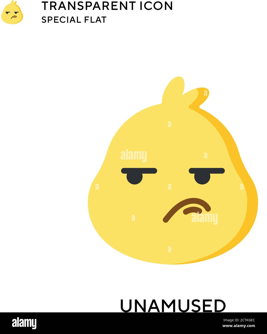 Emoji unamused hi-res stock photography and images - Alamy