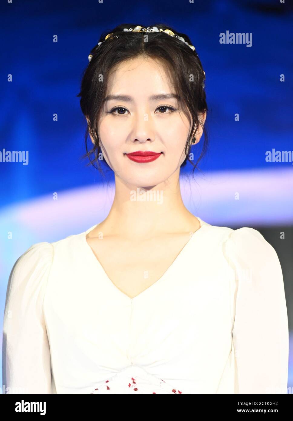 Chinese actress Liu Shishi, also known as Cecilia Liu, attends a ...