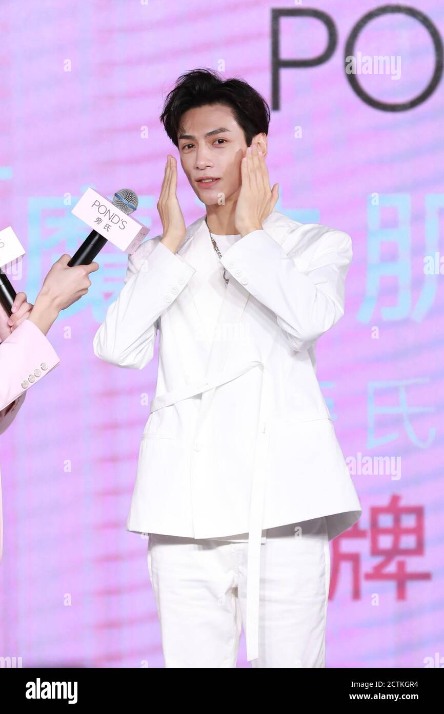 Chinese actor and singer Luo Yunxi, also known by his English name Leo ...