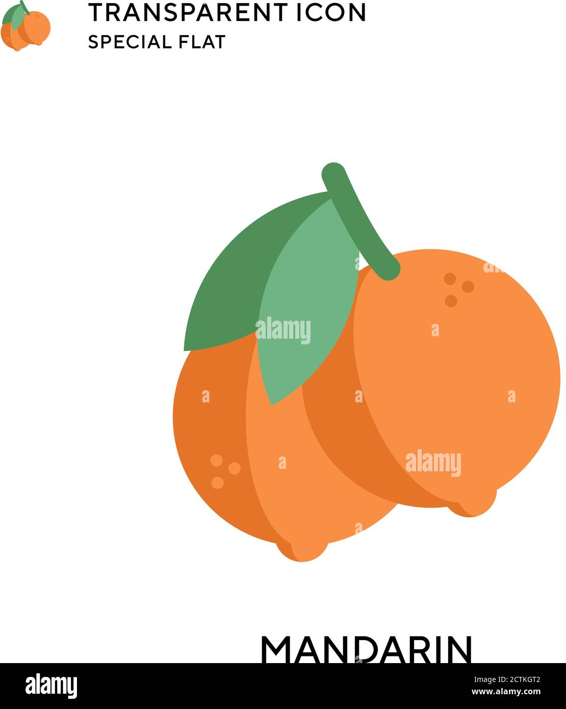 Mandarine vector vectors hi-res stock photography and images - Alamy