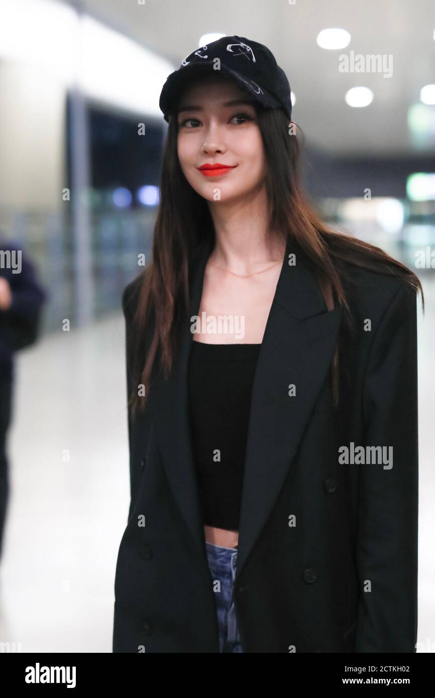 Chinese model, actress, and singer Angelababy or Angela Yeung Wing ...