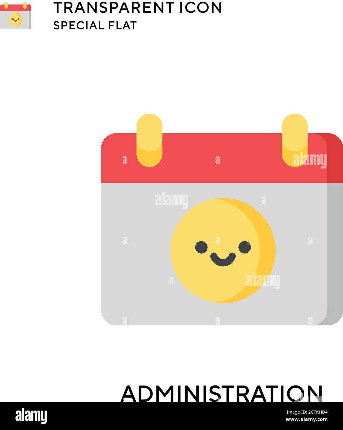 Administration vector icon. Flat style illustration. EPS 10 vector ...