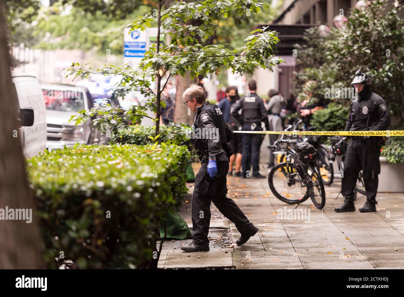 Crime scene securing hi-res stock photography and images - Alamy