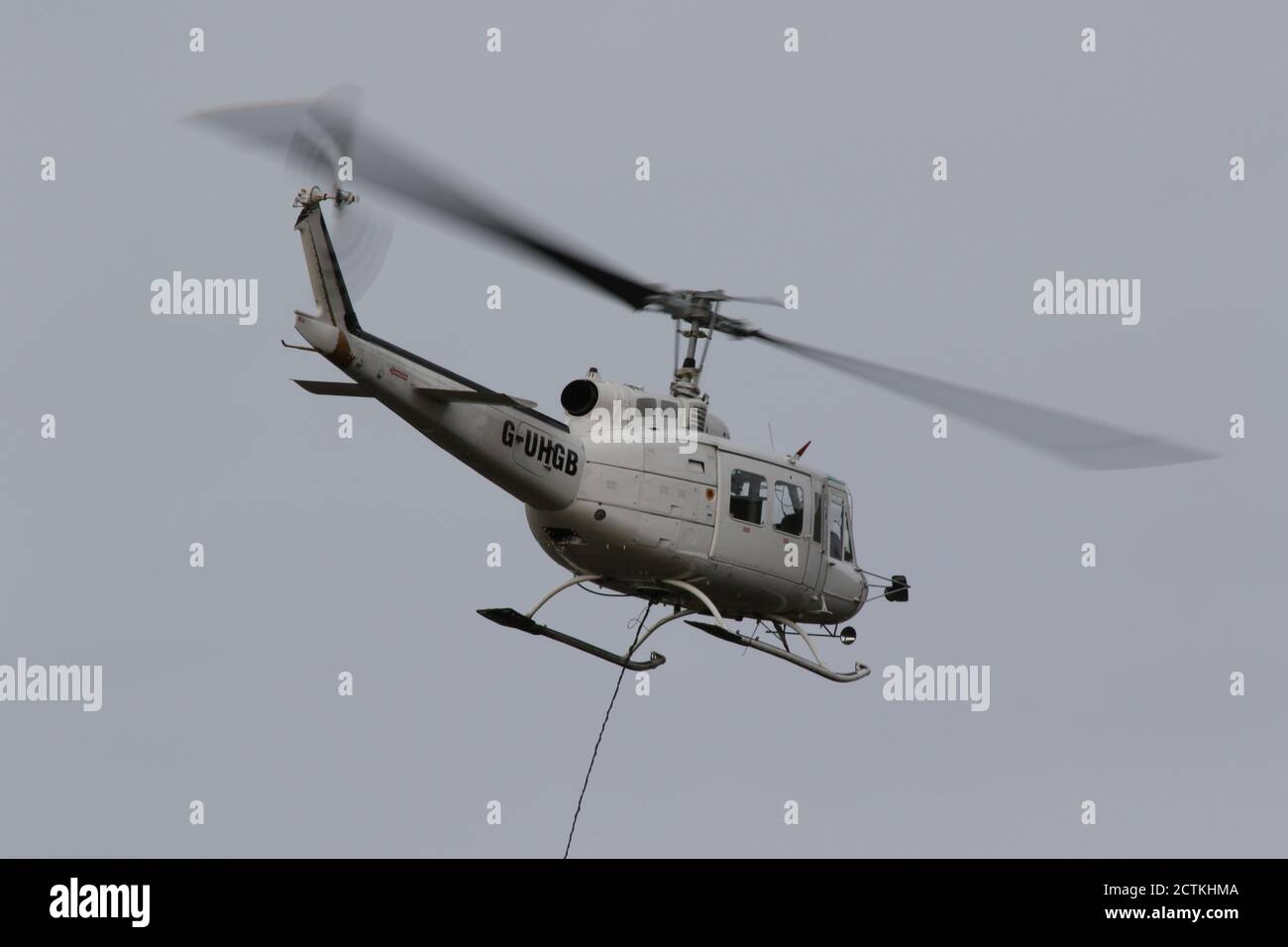 G-UHGB, a Bell 205A-1 operated by aviation specialists Heli-Lift ...