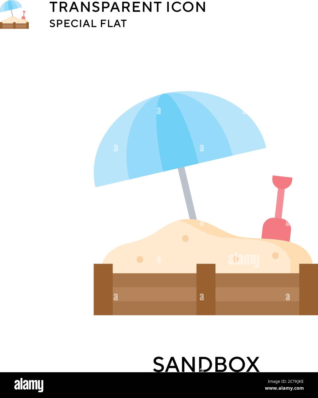 Illustration shovel toys sandbox cartoon hi-res stock photography and ...