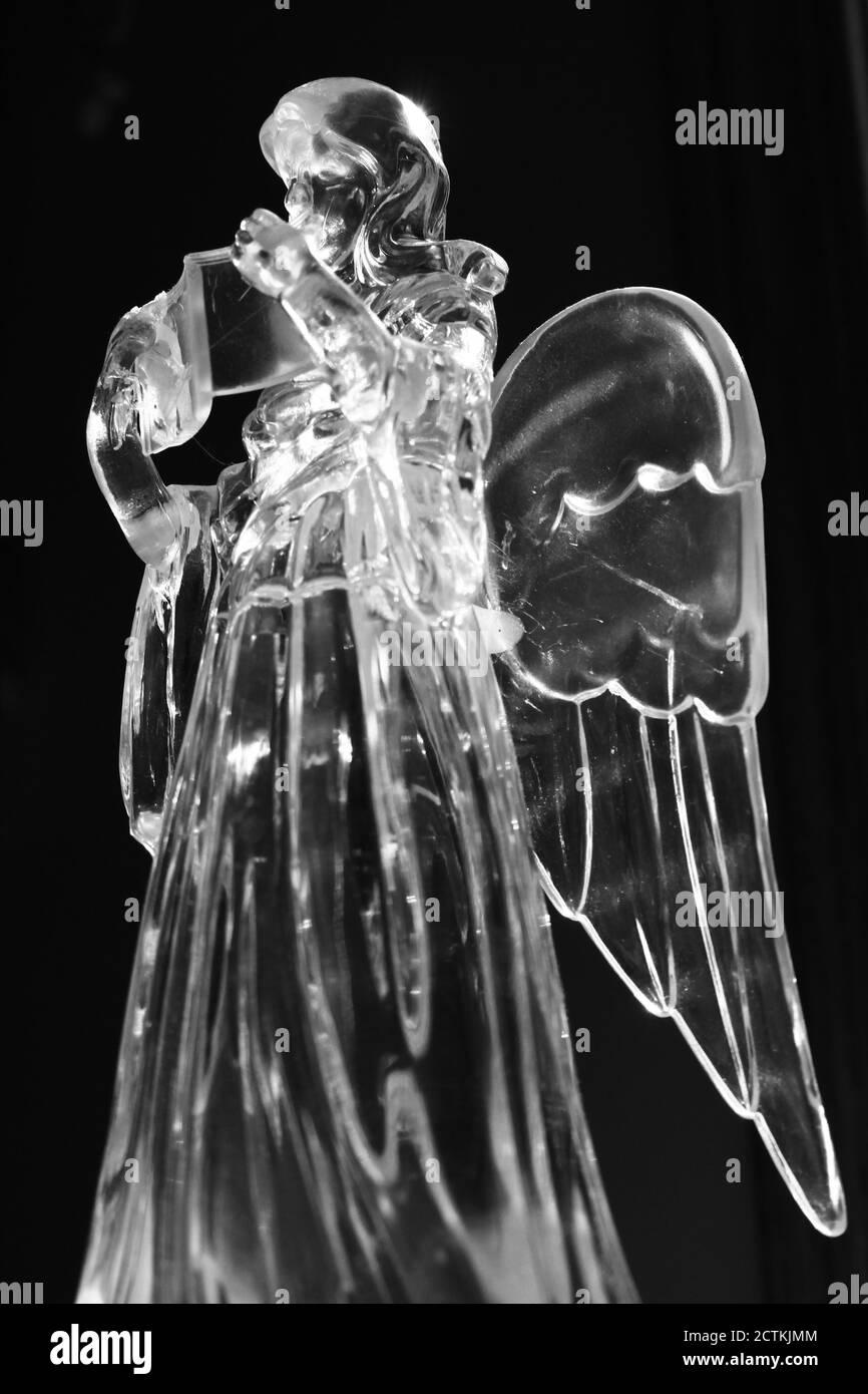 Monochrome angel Black and White Stock Photos & Images - Alamy