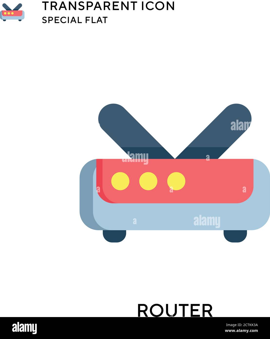 Home broadband router Stock Vector Images - Alamy