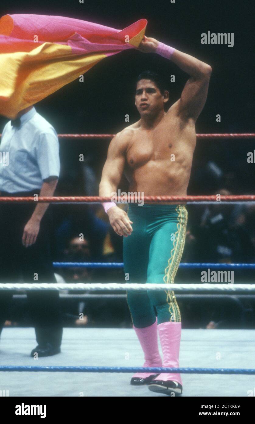 Tito Santana, 1989, Photo By John Barrett/PHOTOlink Stock Photo - Alamy
