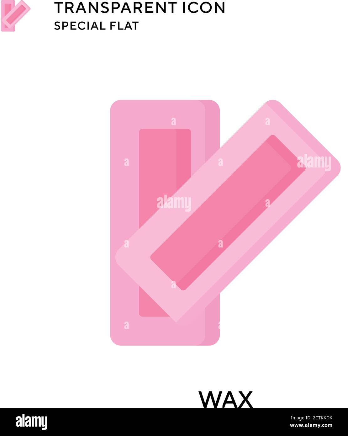 Wax vector icon. Flat style illustration. EPS 10 vector Stock Vector ...