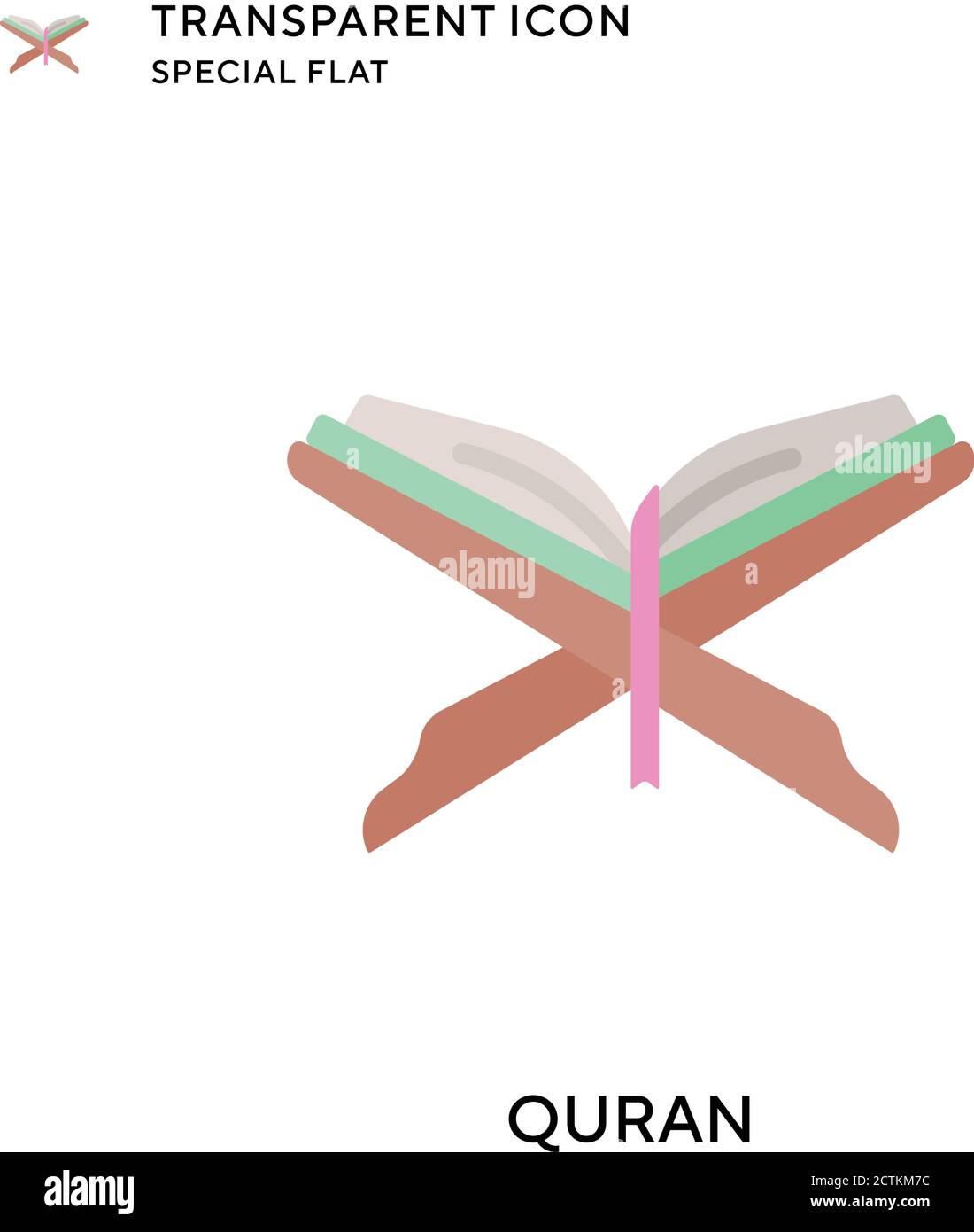 Reading quran icon vector vectors hi-res stock photography and images ...