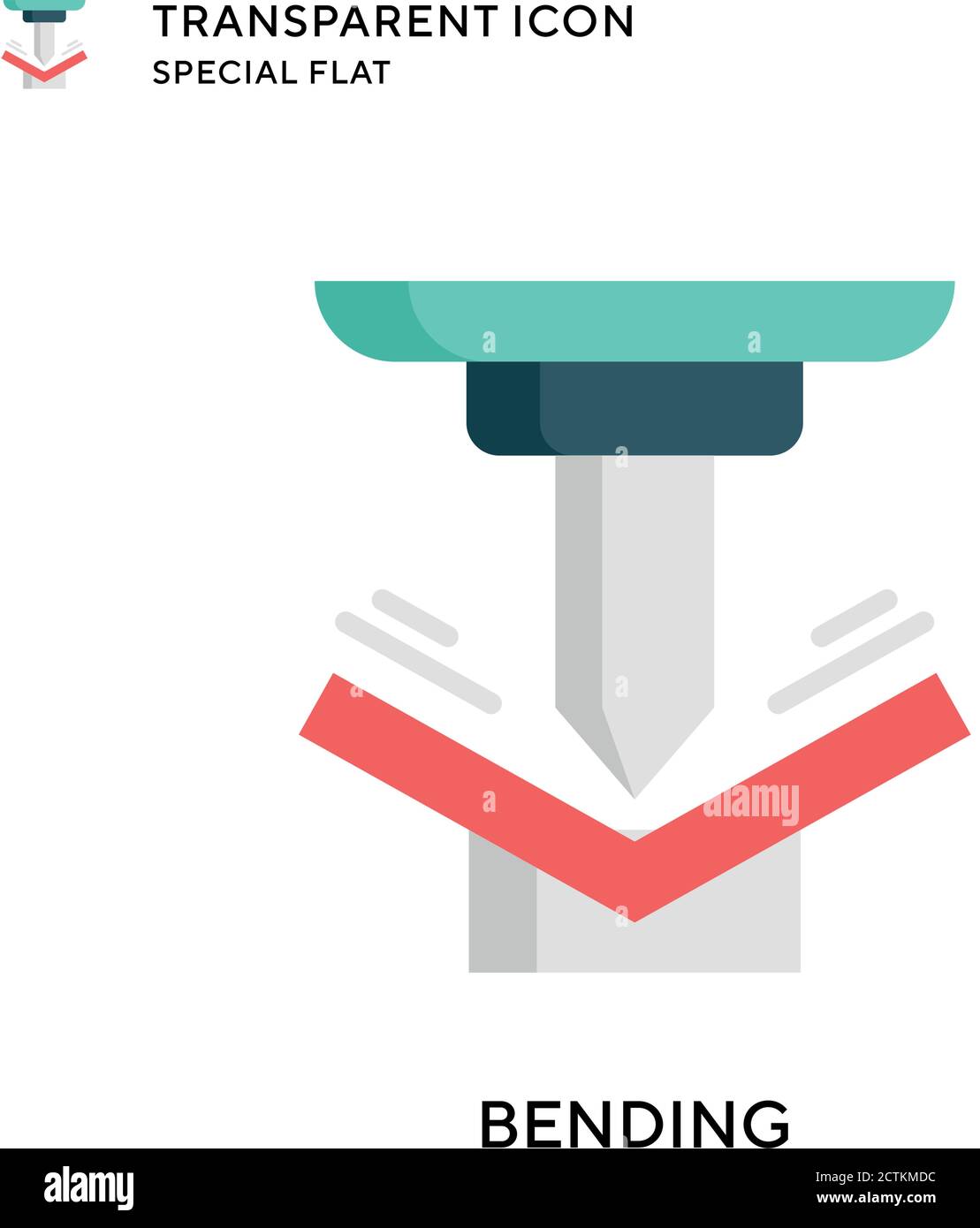 Metal tube bending machine Cut Out Stock Images & Pictures - Alamy