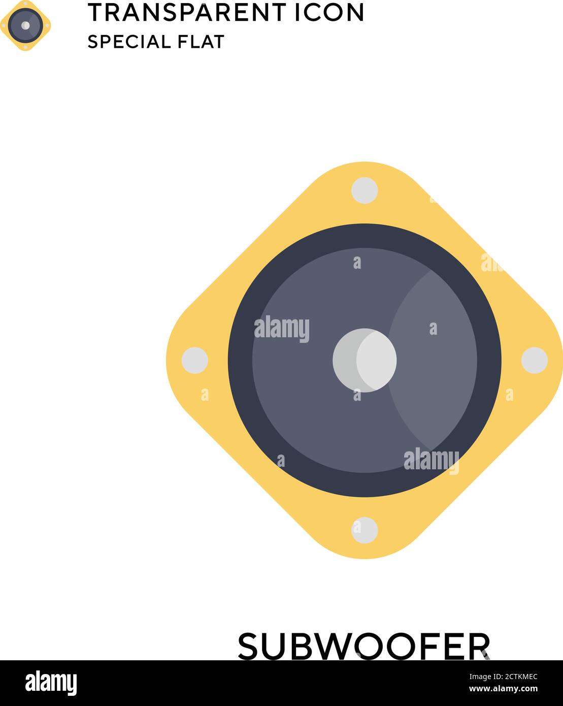 Sub woofer vector vectors hi-res stock photography and images - Alamy