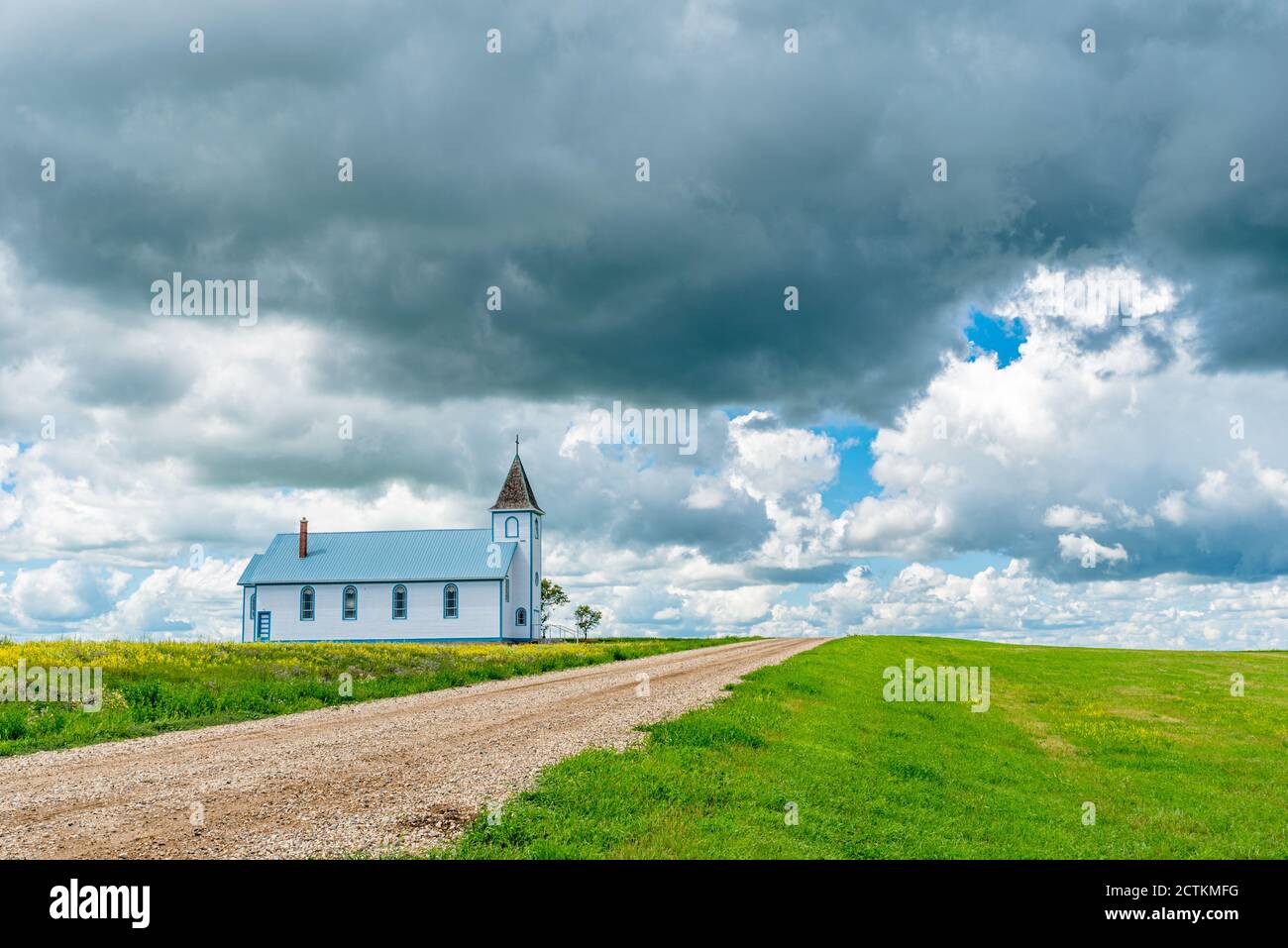St. Cunegunda Roman Catholic Church in the ghost town of Horizon, SK ...
