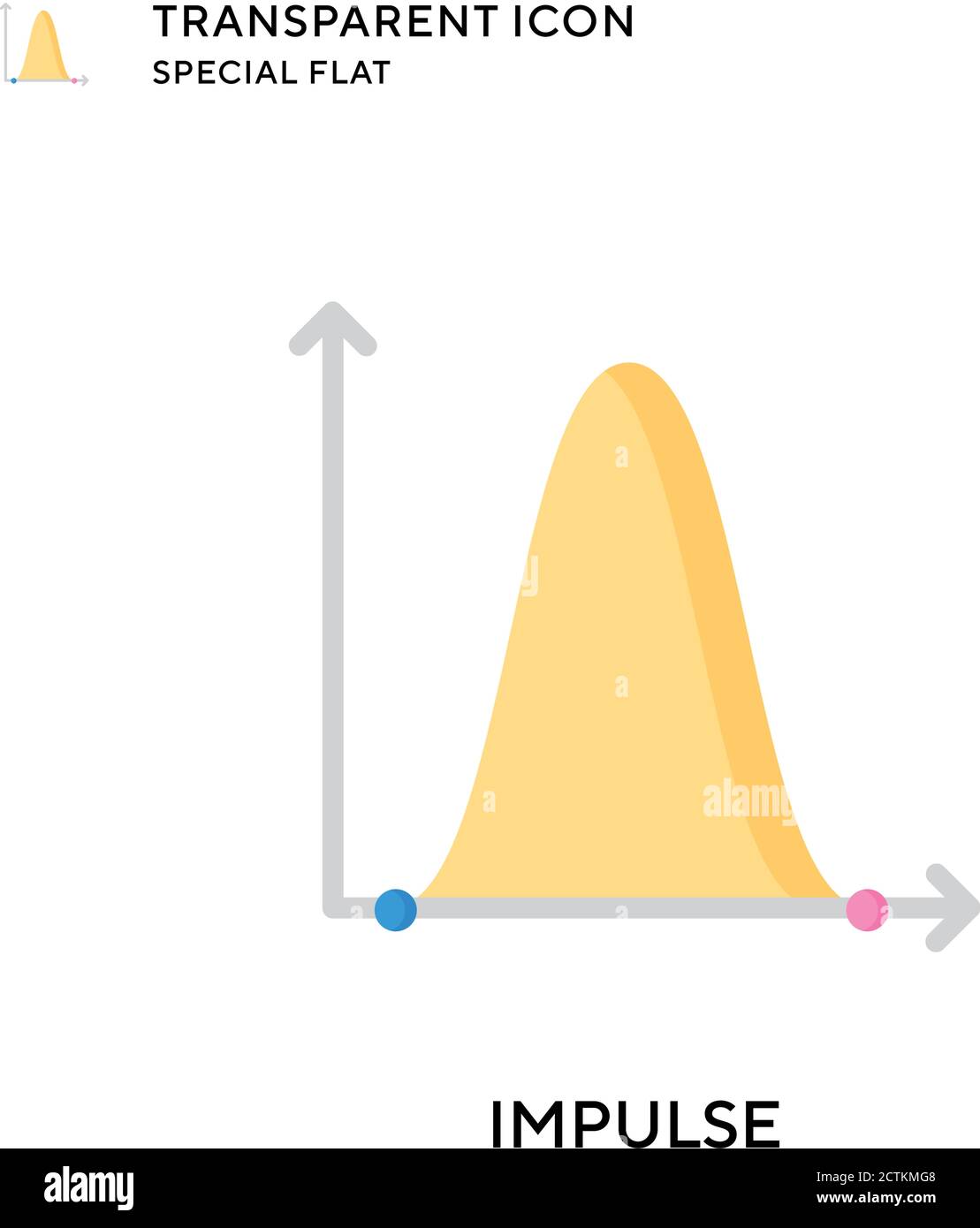 Impulse vector icon. Flat style illustration. EPS 10 vector Stock Vector Image & Art - Alamy