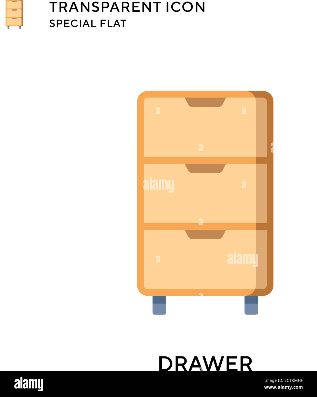 Kitchen drawer organized Stock Vector Images - Alamy