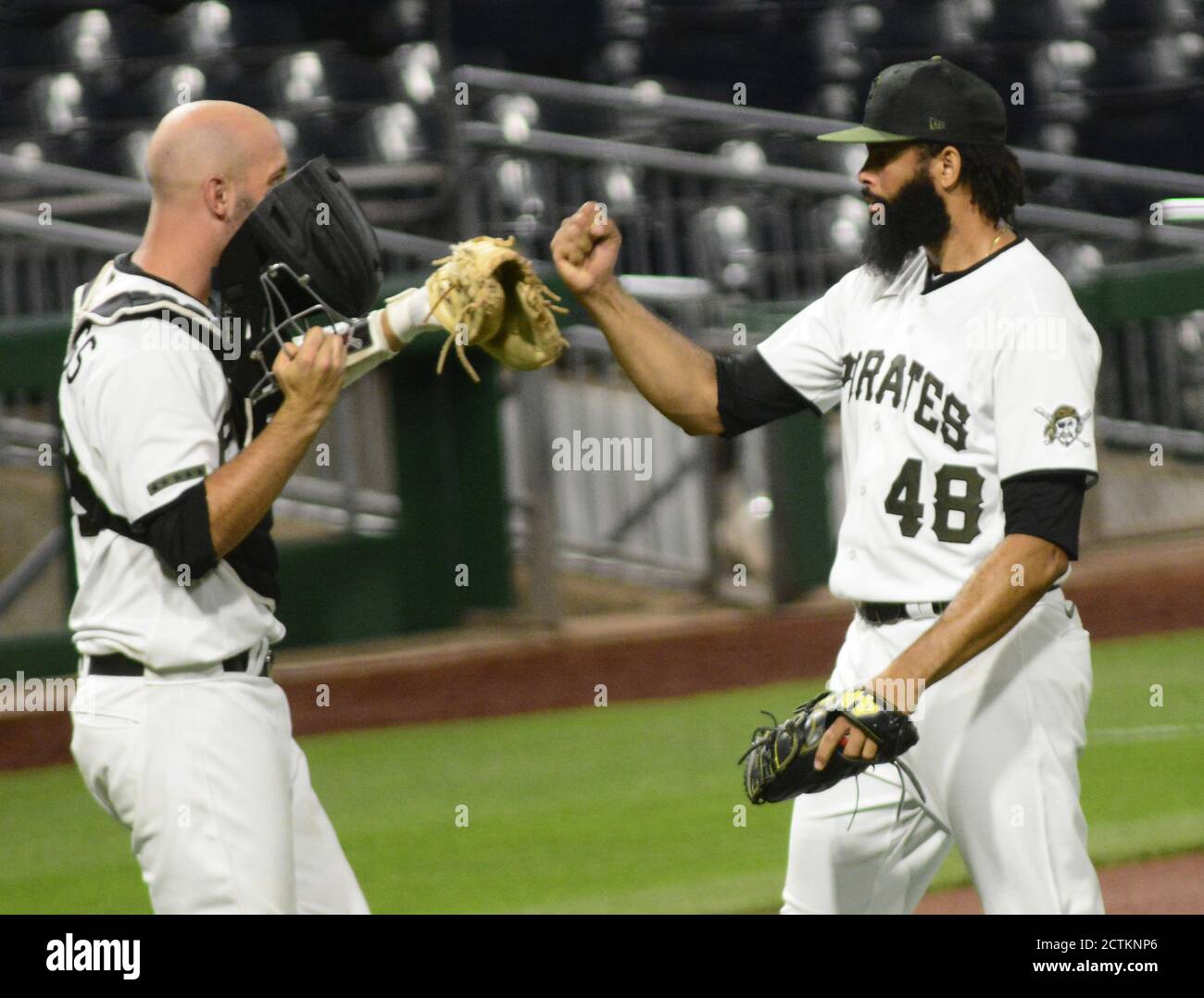 Pittsburgh, United States. 23rd Sep, 2020. Pittsburgh Pirates relief ...