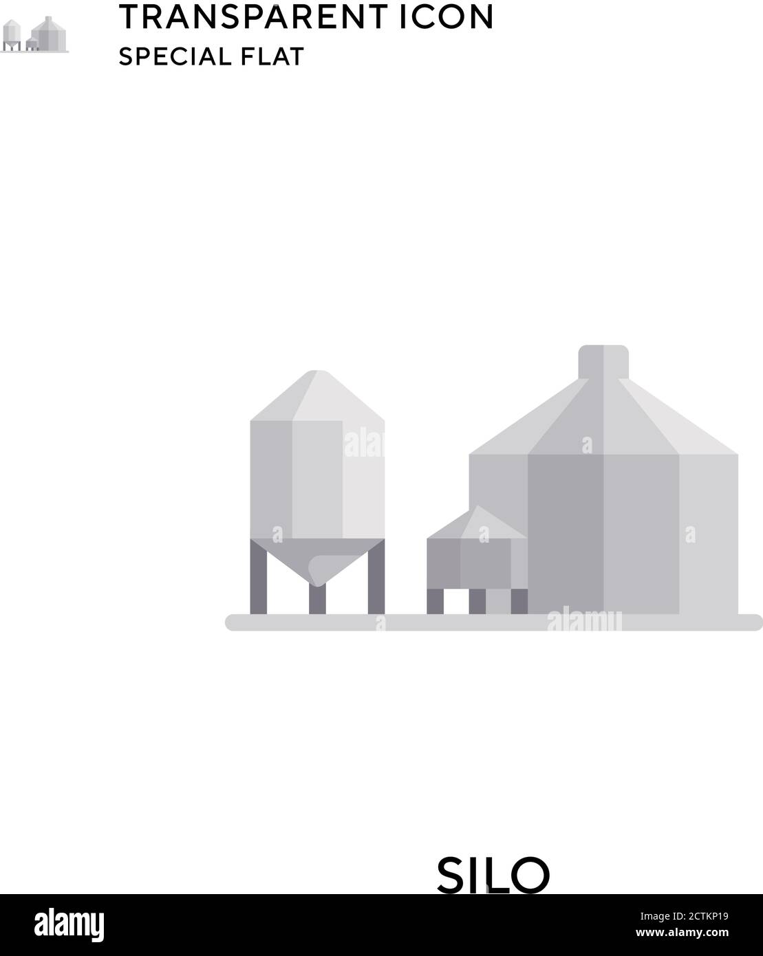 Illustration Of Silos High Resolution Stock Photography and Images - Alamy