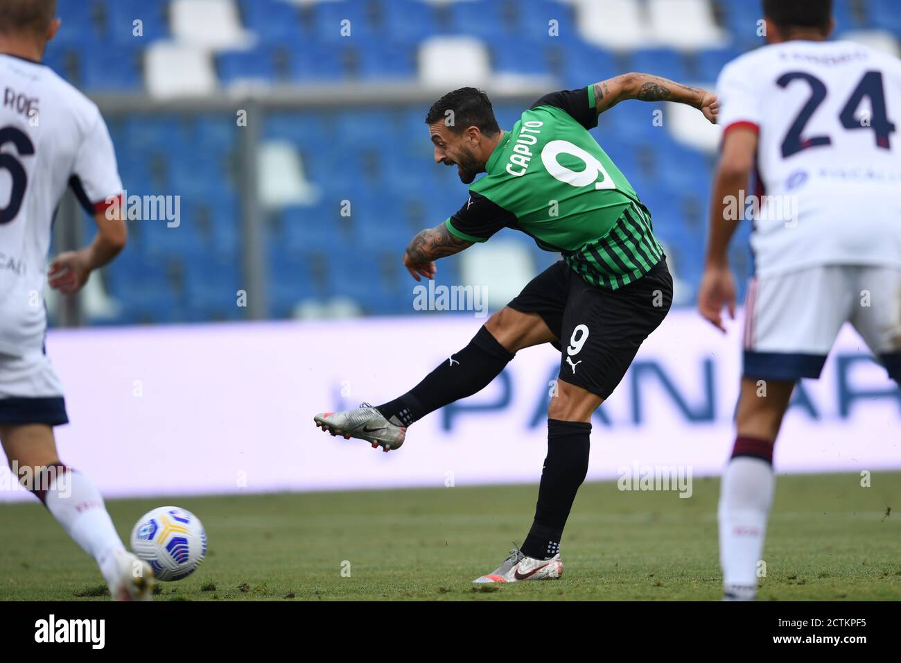 Francesco Caputo (Sassuolo) during the Italian “ Serie A" match between ...