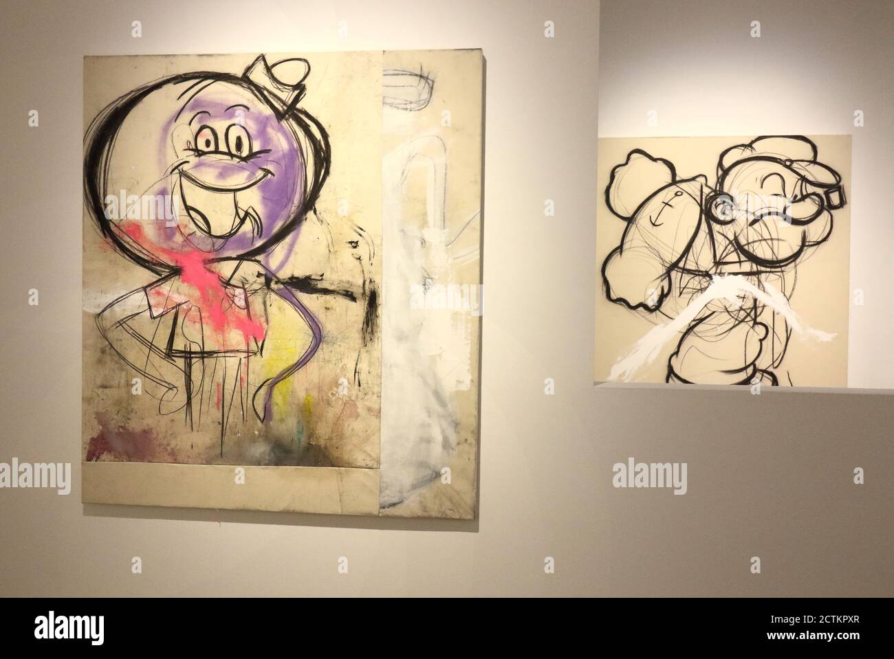 London, UK. 23rd Sep, 2020. George Morton-Clark's work during the ...