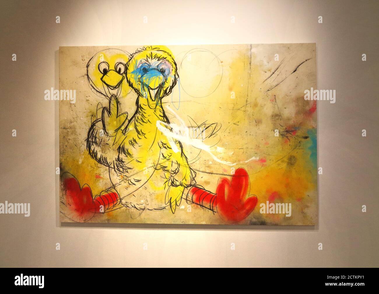 London, UK. 23rd Sep, 2020. George Morton-Clark's work during the ...