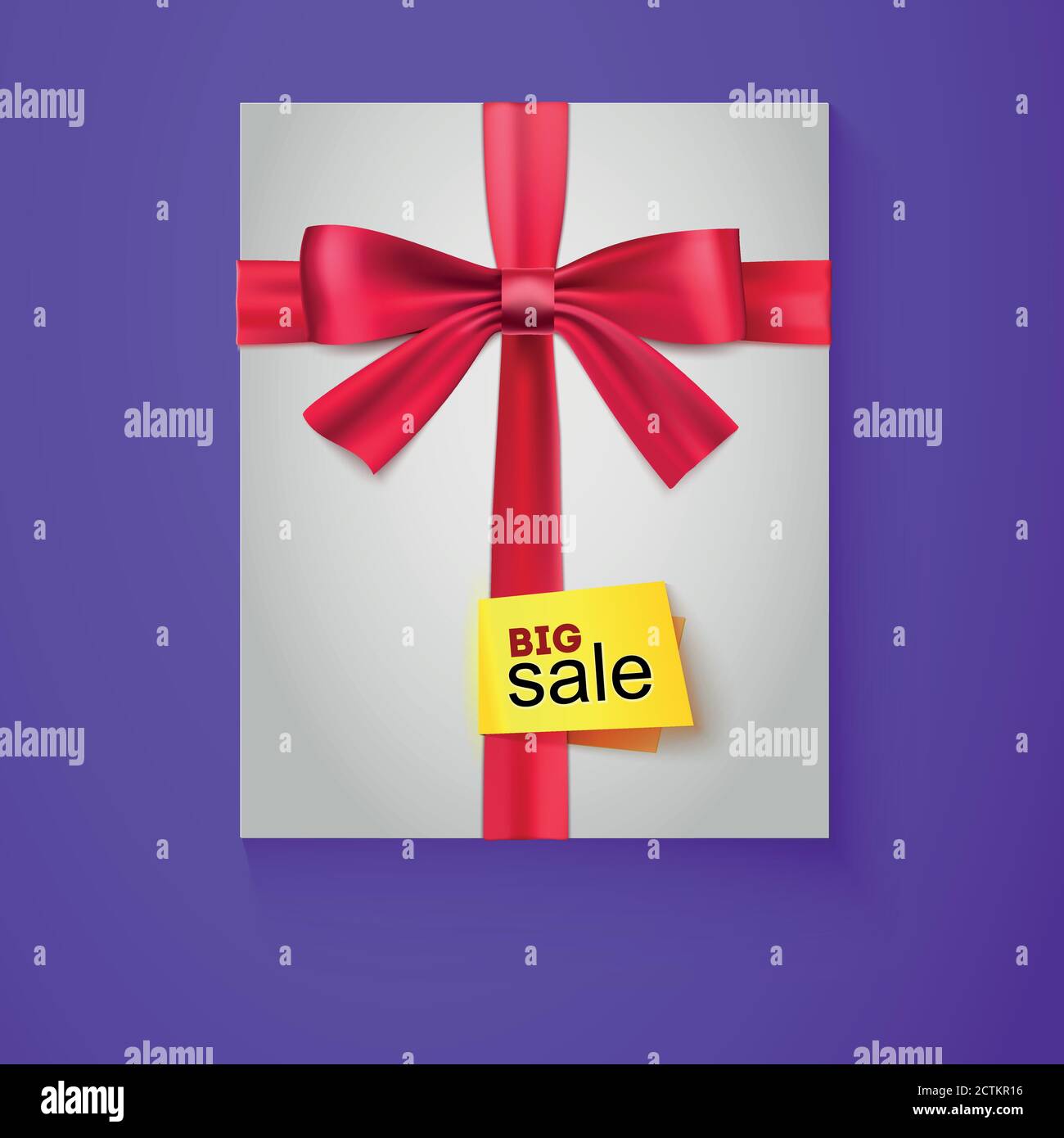 Present box big red Stock Vector Images - Alamy