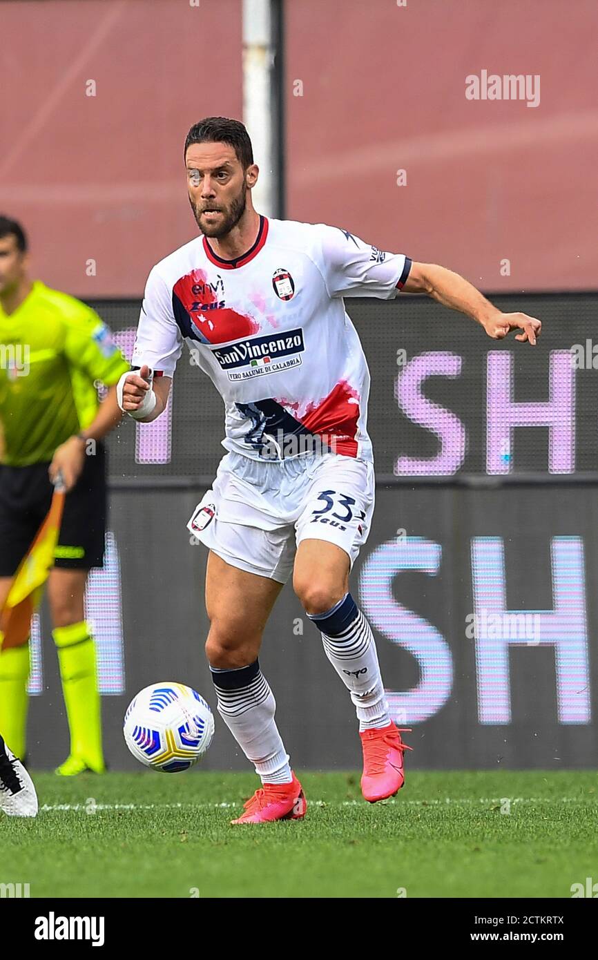 Andrea Rispoli (Crotone) during the Italian “ Serie A" match between ...