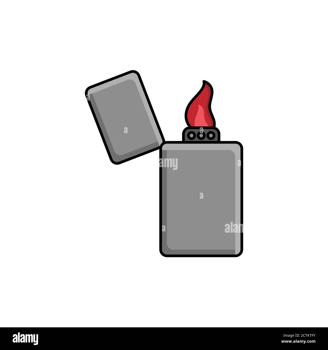 gas lighter vector design template illustration Stock Vector Image ...