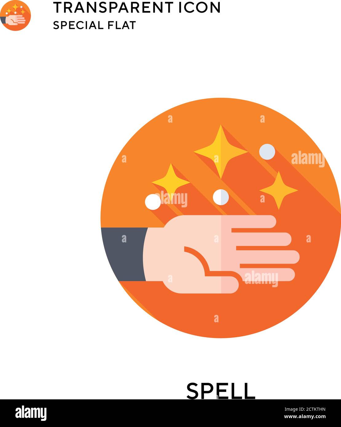 Spell vector icon. Flat style illustration. EPS 10 vector Stock Vector ...