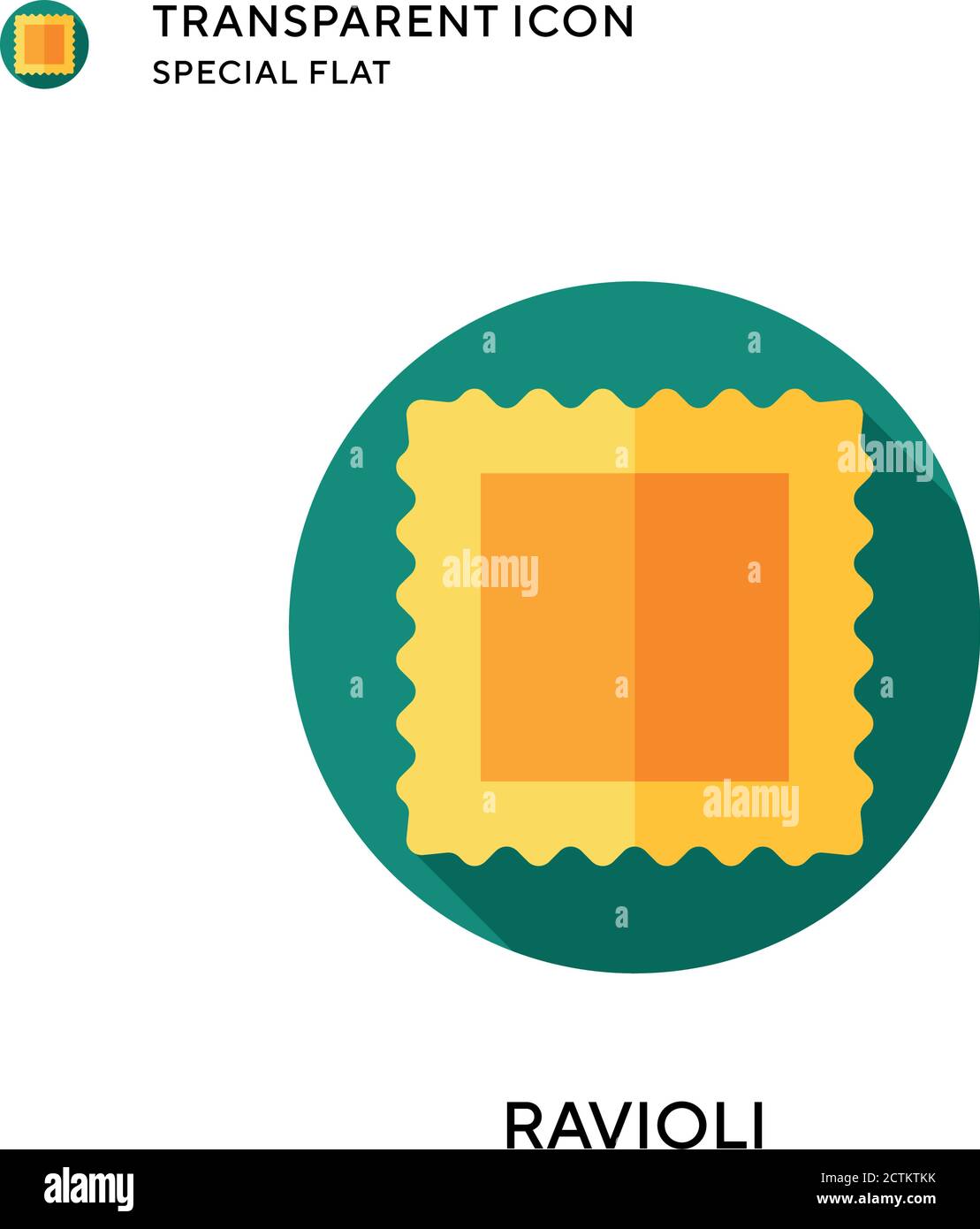 Ravioli style pasta dish Cut Out Stock Images & Pictures - Alamy