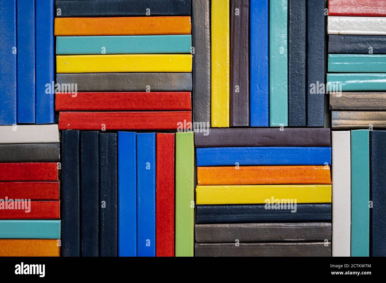 Cement arts pattern colourful background like the arranged books on the ...