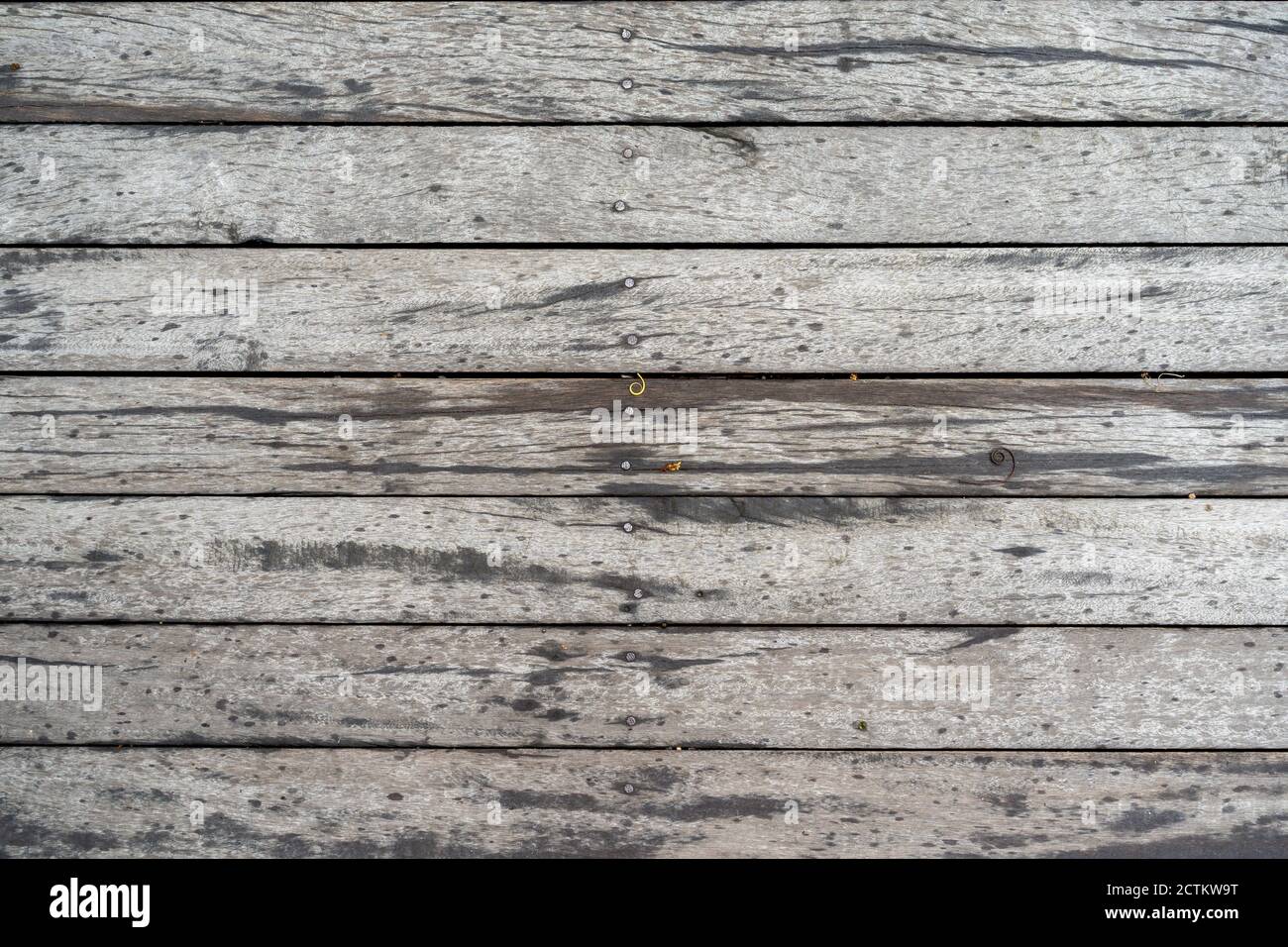 wood board floor from top view shooting at outdoor field for background ...