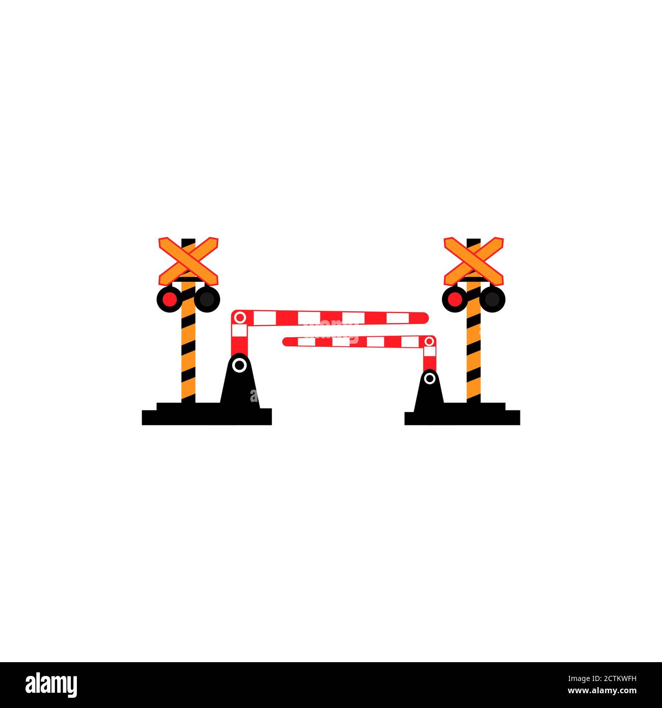 train warning signs and signs vector design template illustration Stock ...