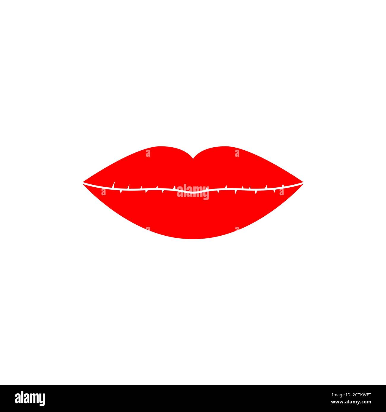 woman's lips vector design template illustration Stock Vector Image ...
