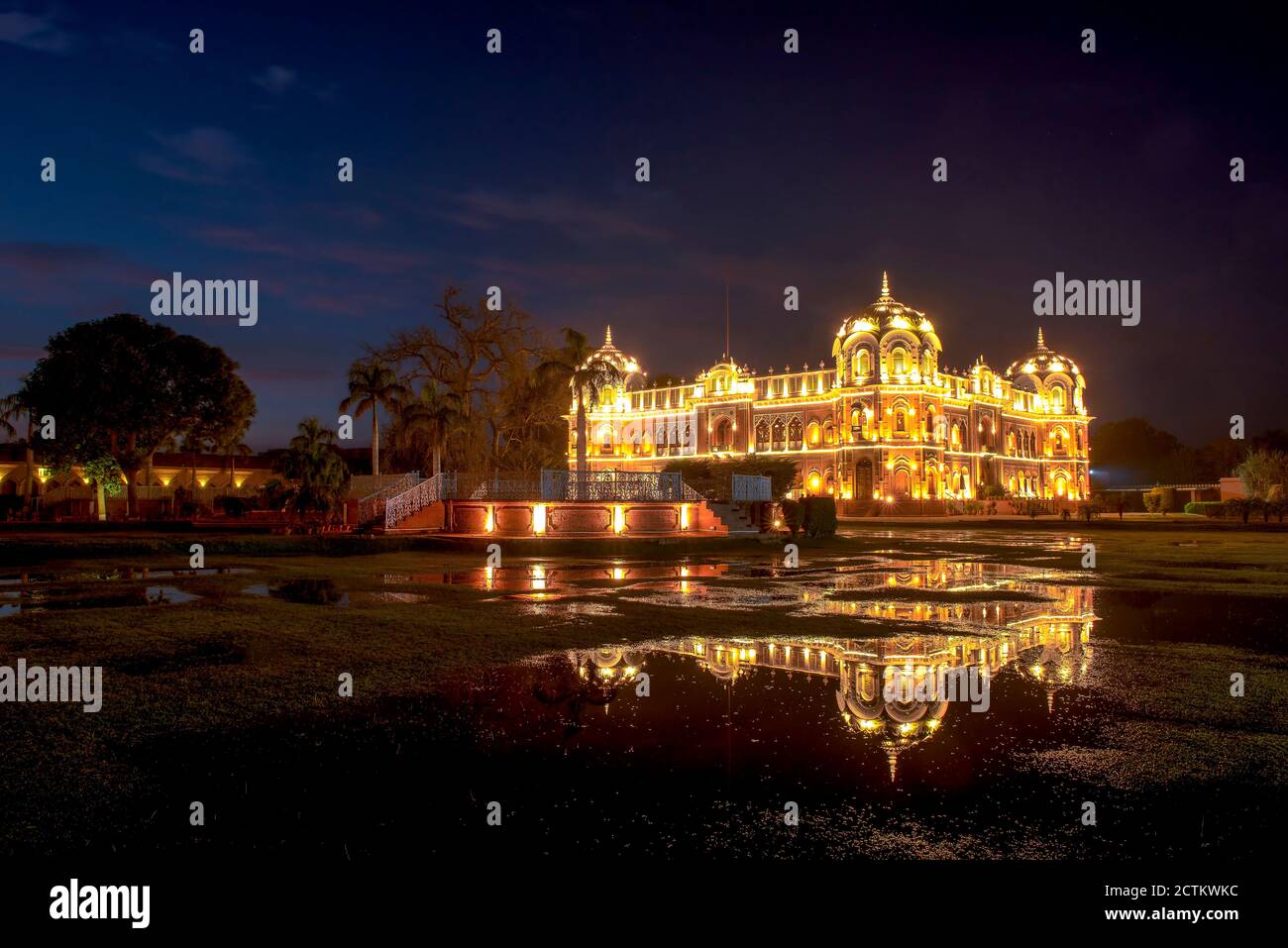 night landscape photography with stars and moon light of Pakistan Stock ...