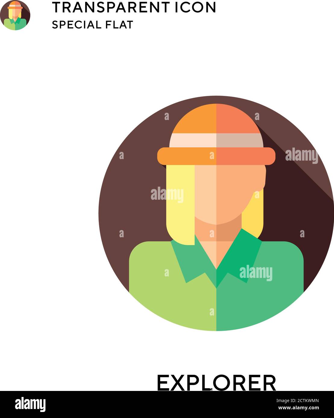 Hiker looking view Stock Vector Images - Alamy