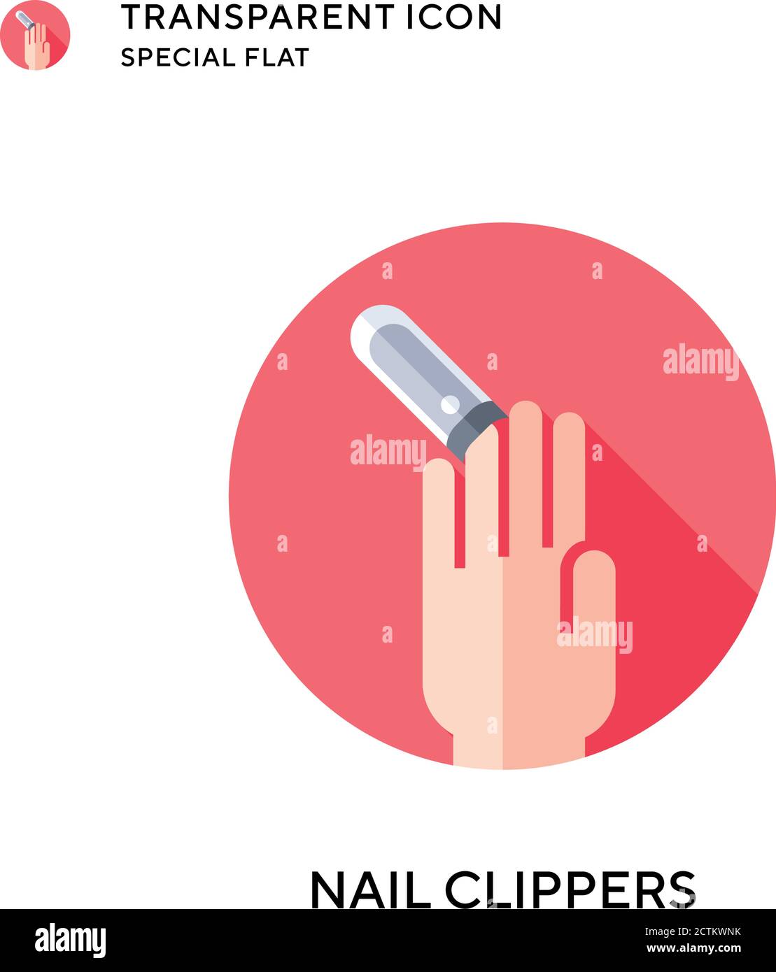 Nail clippers cutout Stock Vector Images - Alamy