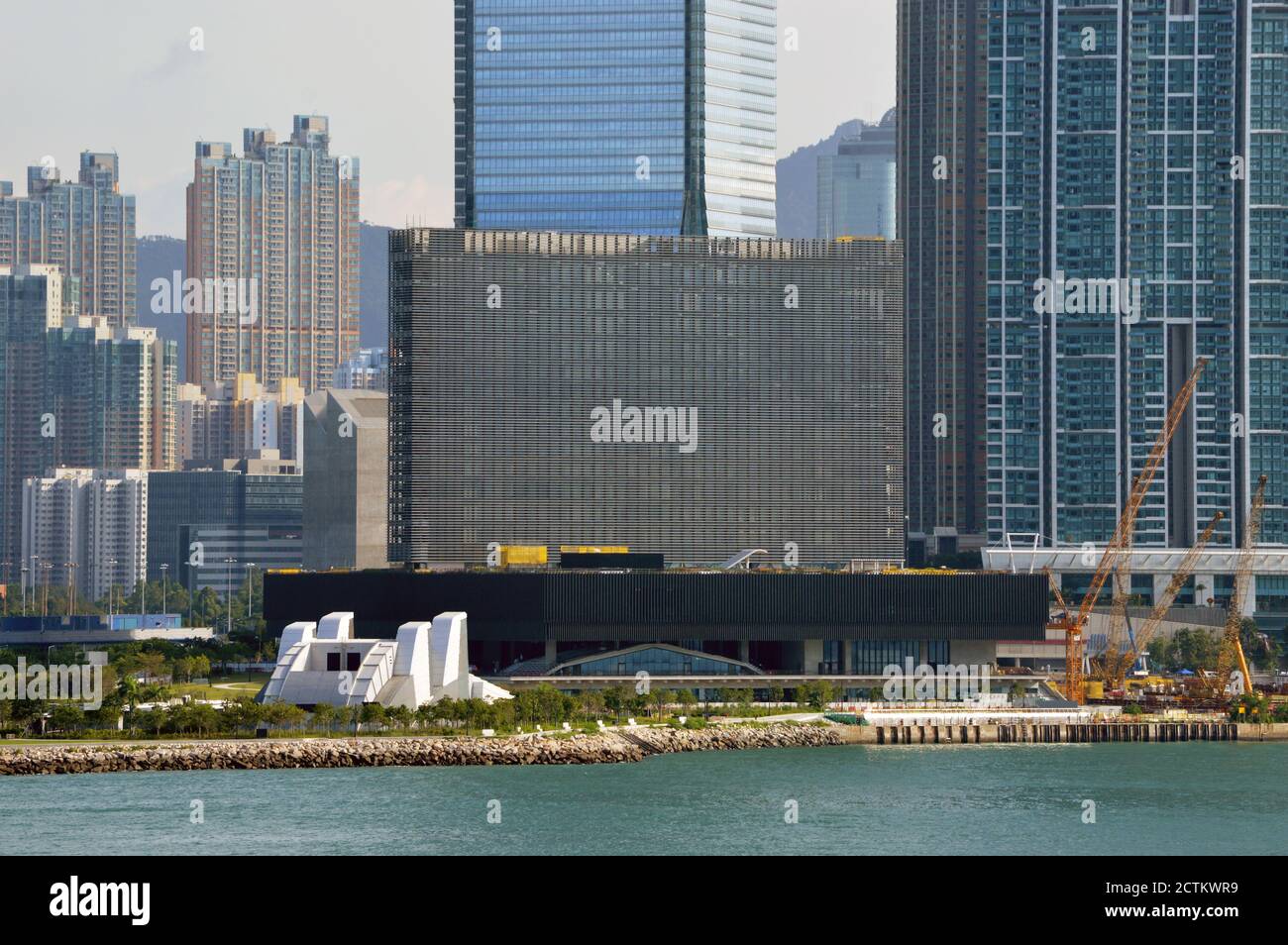 M+ Museum, a contemporary art museum, under construction in West ...